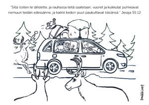 Värityskuva matkalla | Kansanlähetys